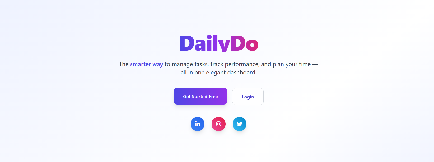 DailyDo - Smart Task Management
